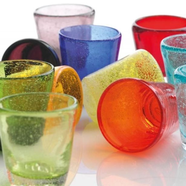 Les verres colorés Memento dans la version shot fin de soirée