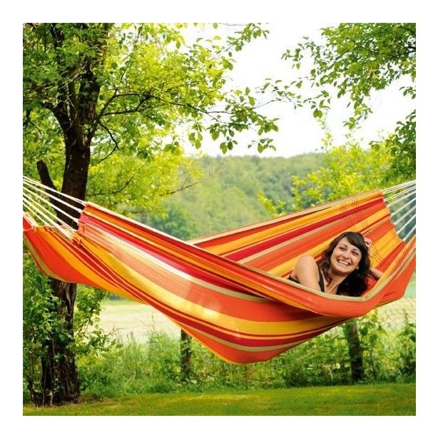 Le hamac brésilien en coton pour 1 personne.