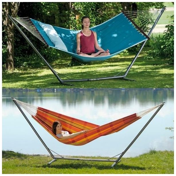 Le support en métal pour hamacs doubles et familiaux