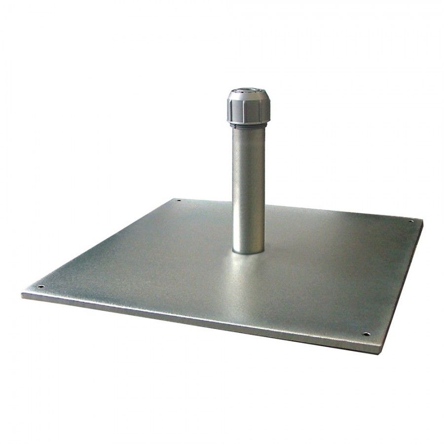 De stalen parasolvoet is de TOP